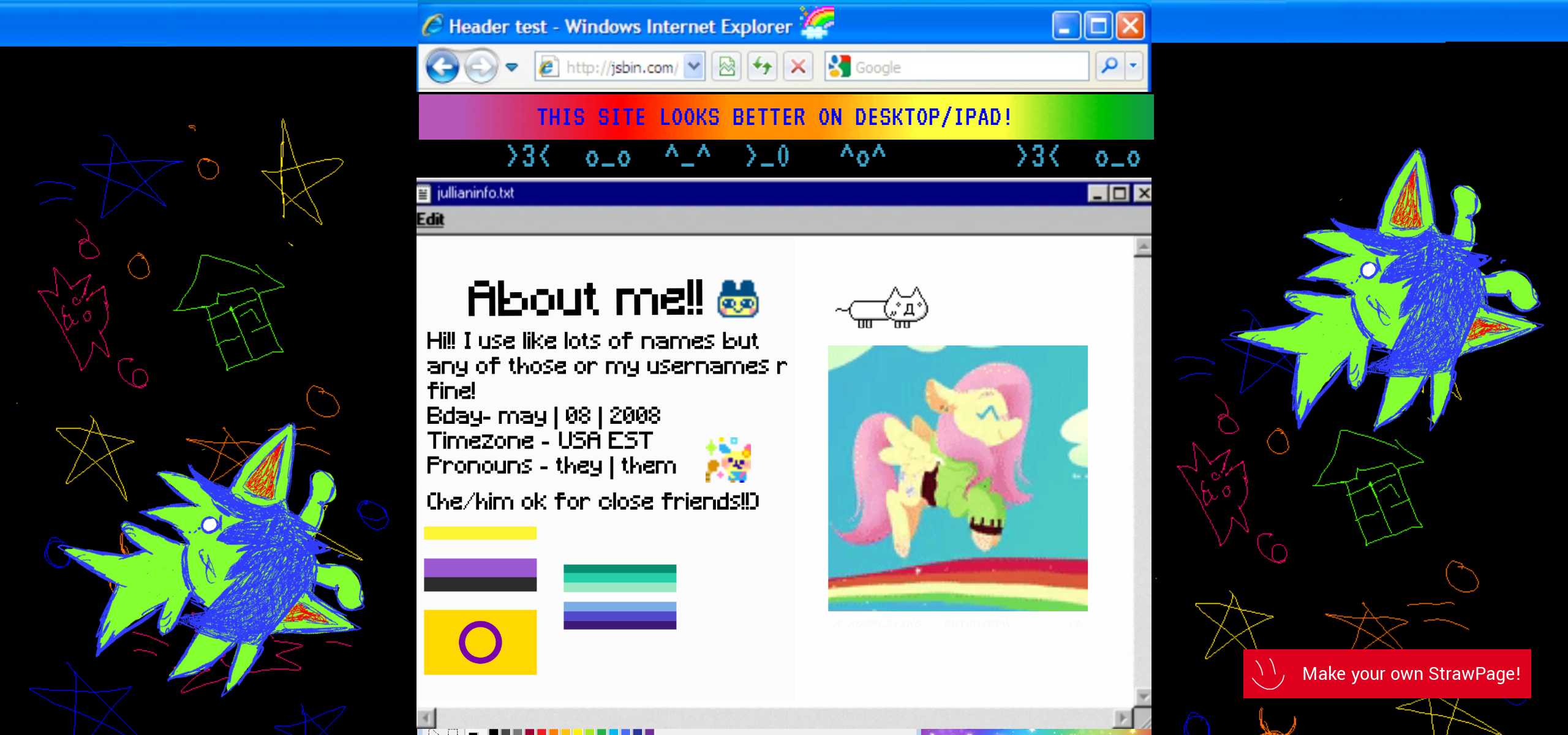 antonymph's strawpage