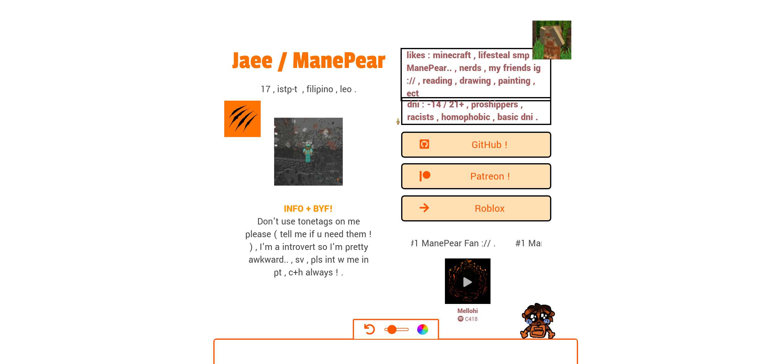 blindfoldbandit's strawpage