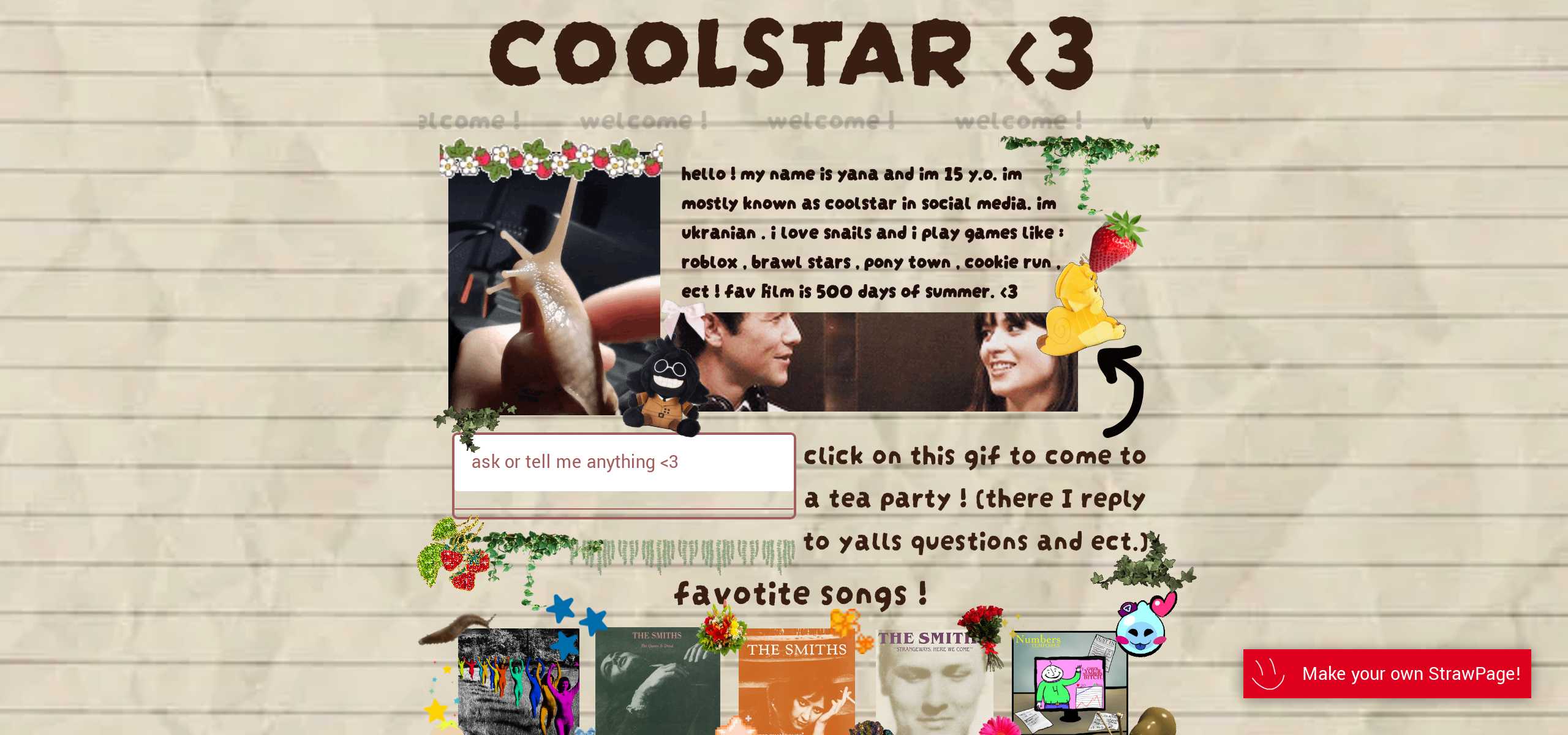 coolstarsnail's strawpage