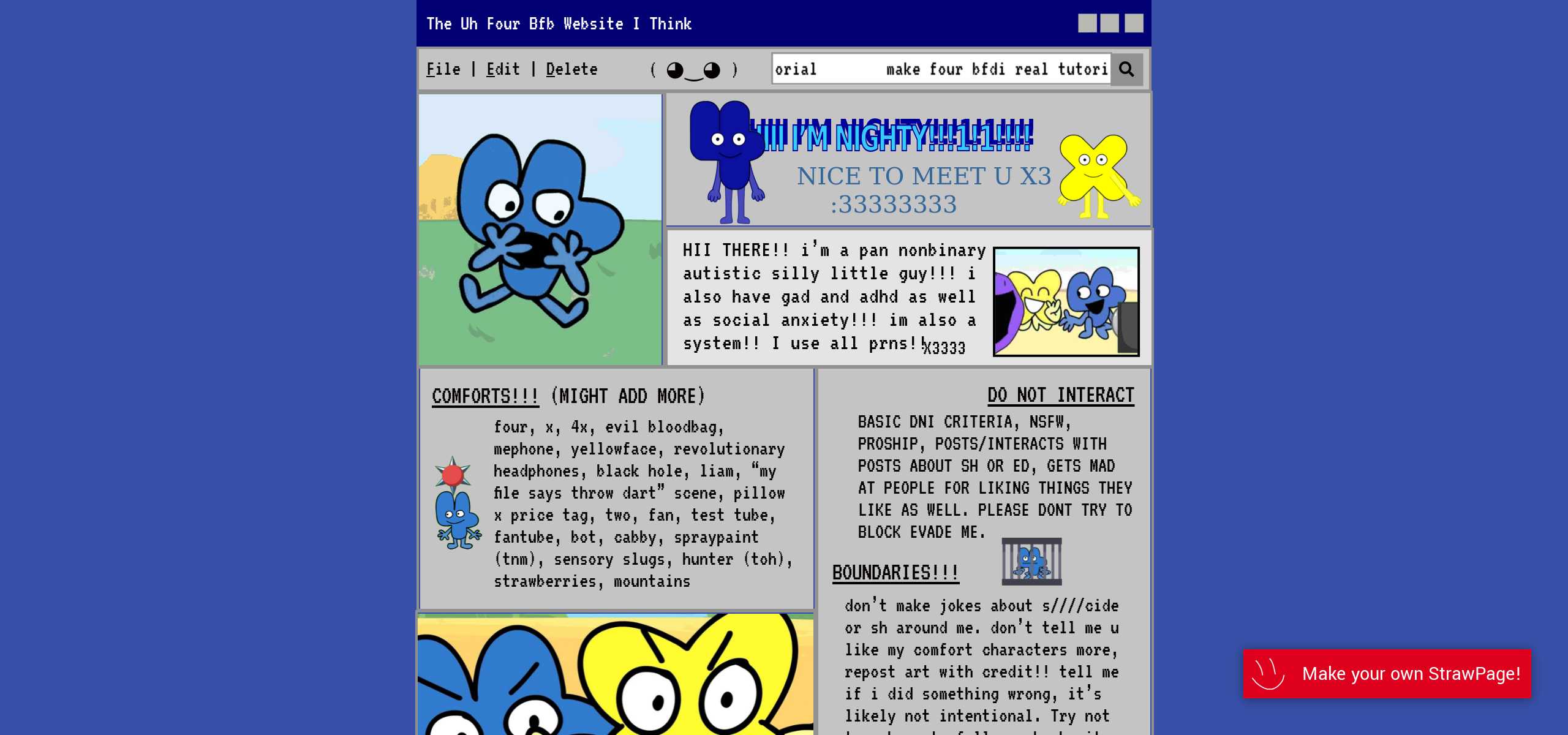 four-bfdi's strawpage