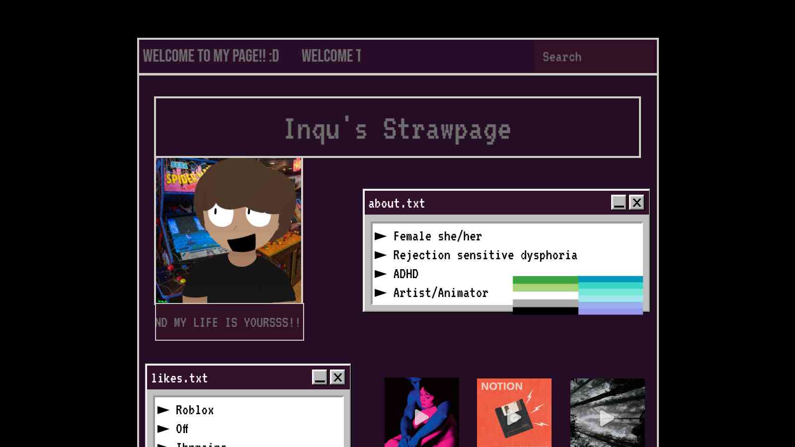 inqu's strawpage