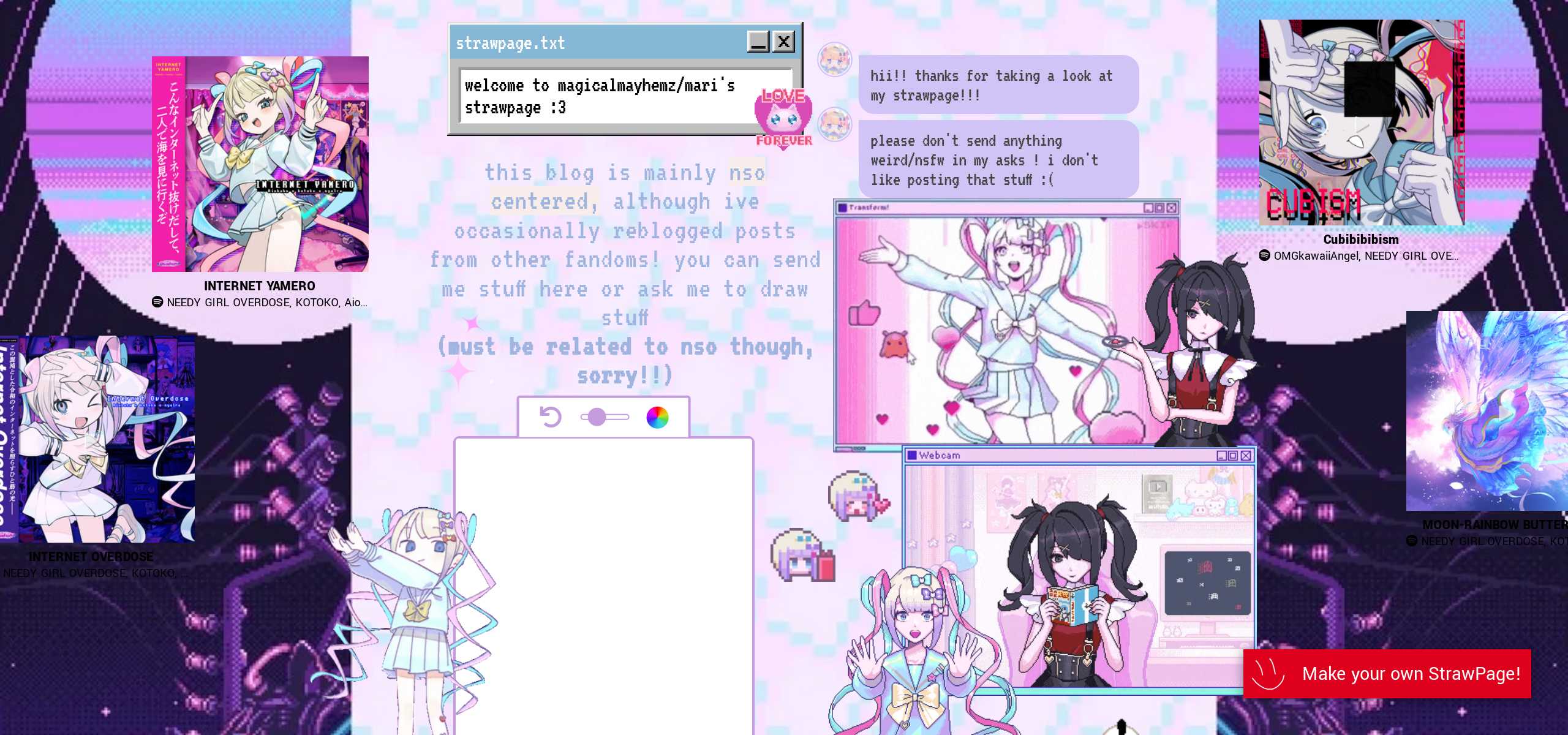 magicalmayhemz's strawpage