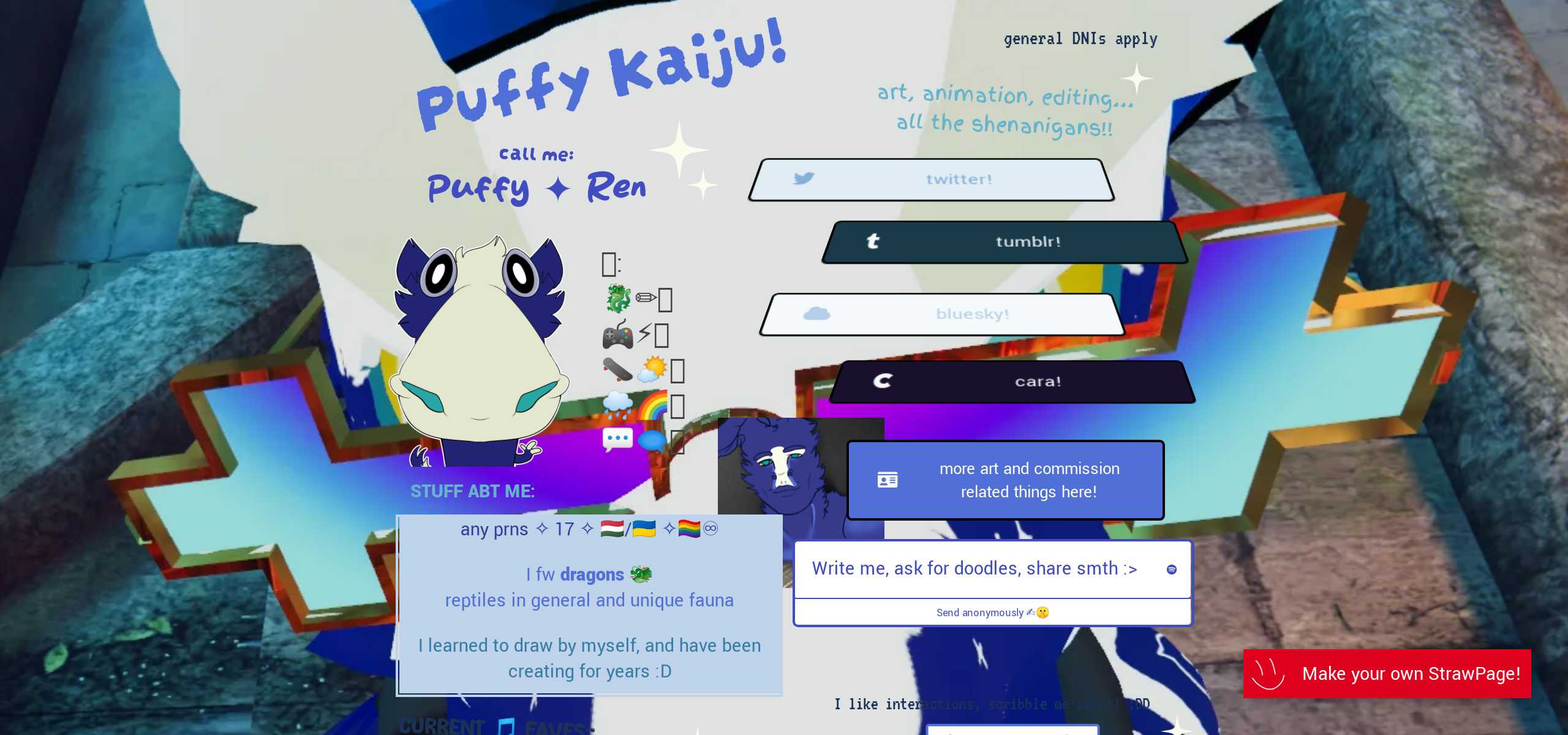 puffykaiju's strawpage