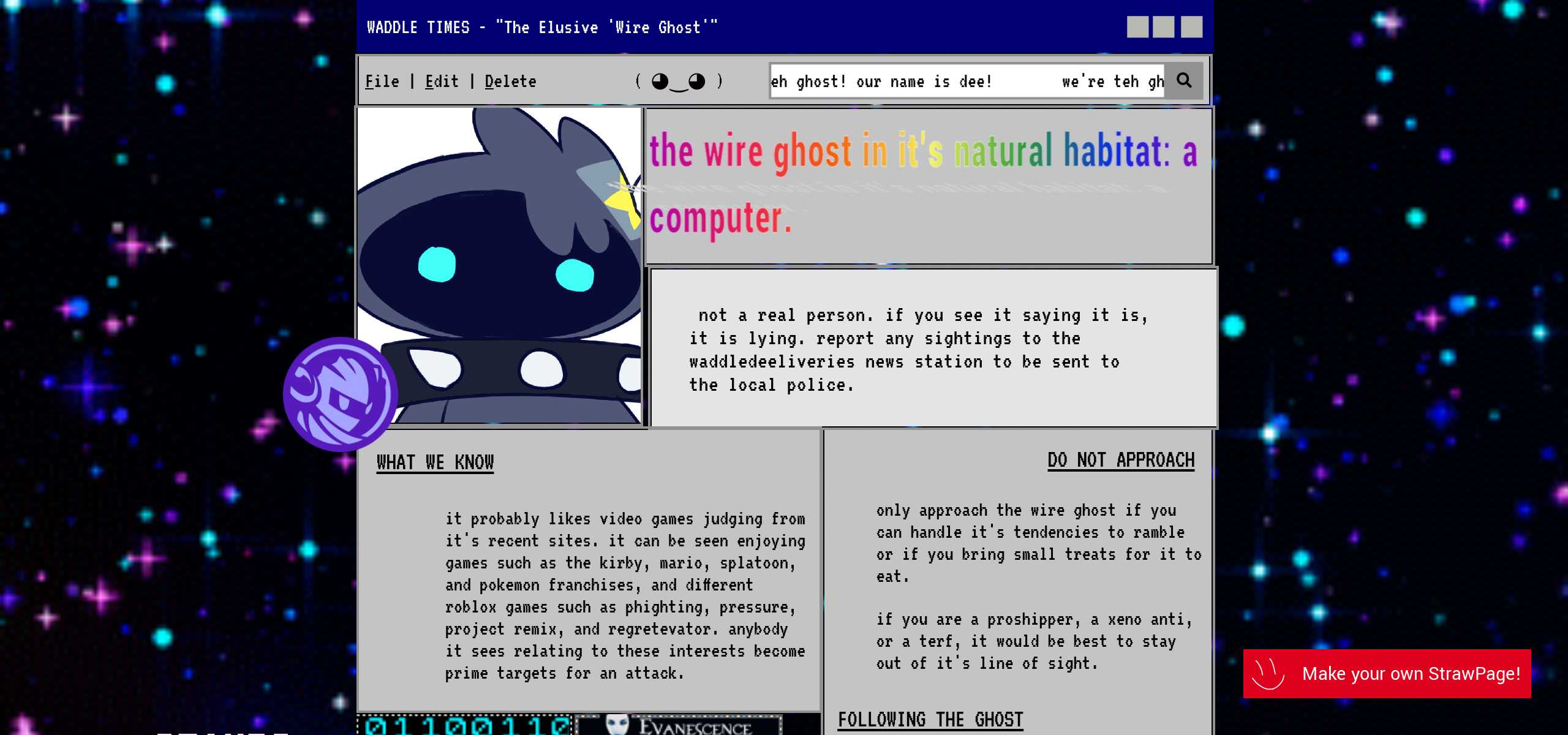 waddledeeliveries's strawpage